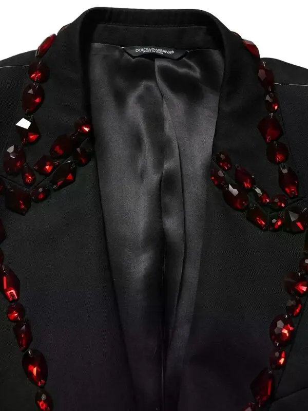 Dolce & Gabbana Crystal-embellished Single-breasted Suit