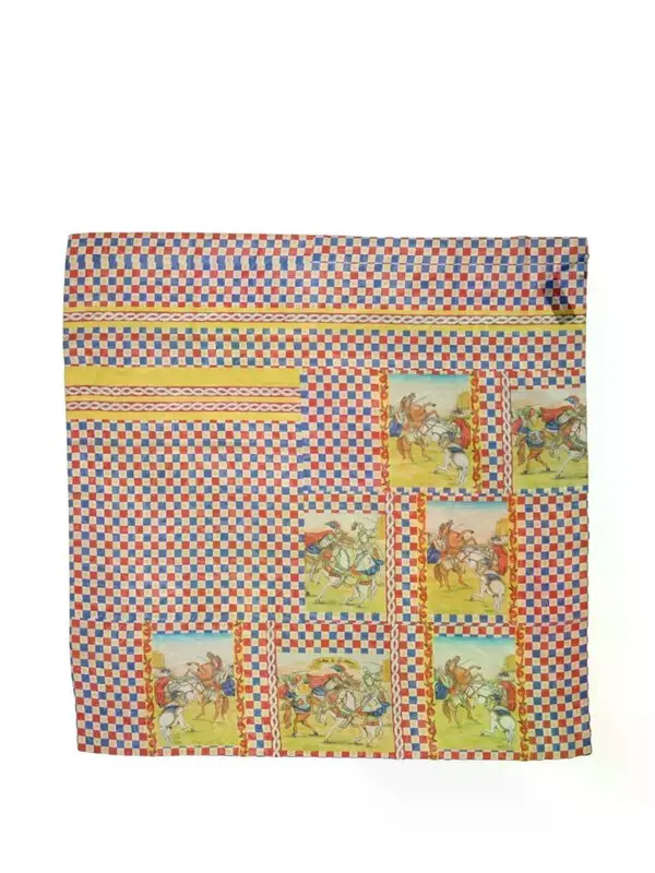 Dolce & Gabbana Carretto-print Silk Scarf