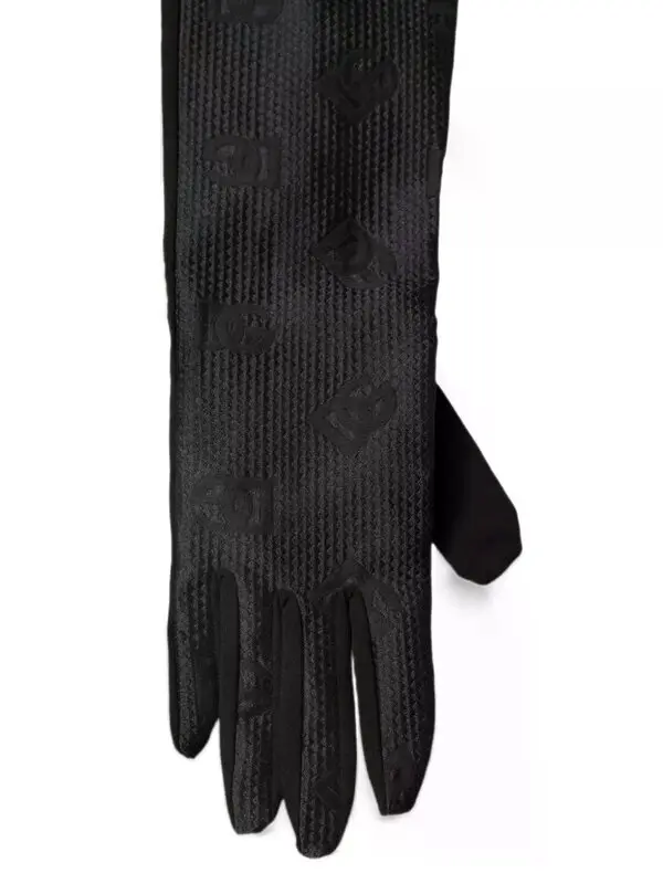 Dolce & Gabbana Logo-print Zip-detail Gloves