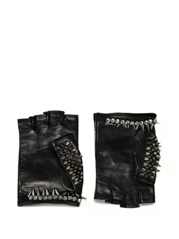 Dolce & Gabbana Embellished Fingerless Gloves
