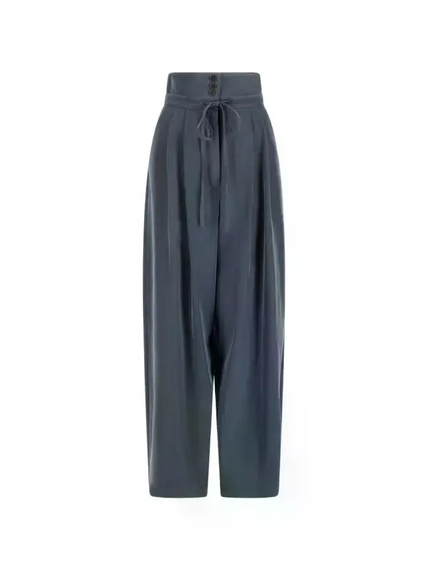 ALYSI Pleated Tie-fastening Trousers