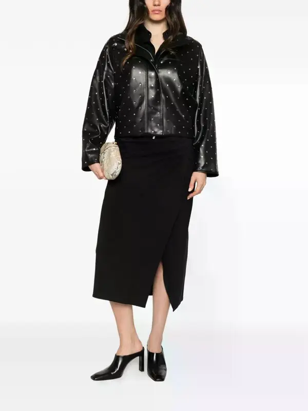 Marella Stud-embellished Biker Jacket