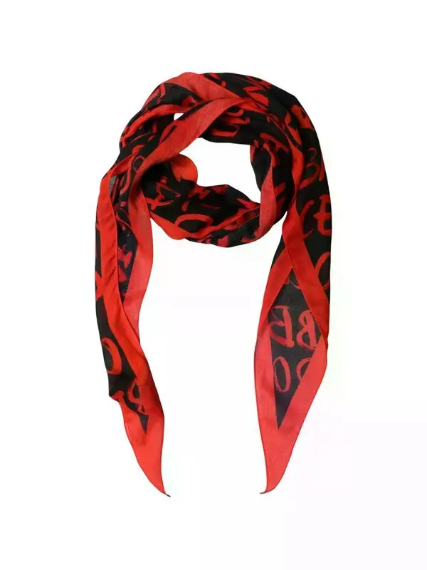 Dolce & Gabbana Graffiti-logo Stole Scarf