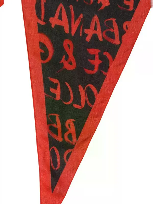 Dolce & Gabbana Graffiti-logo Stole Scarf