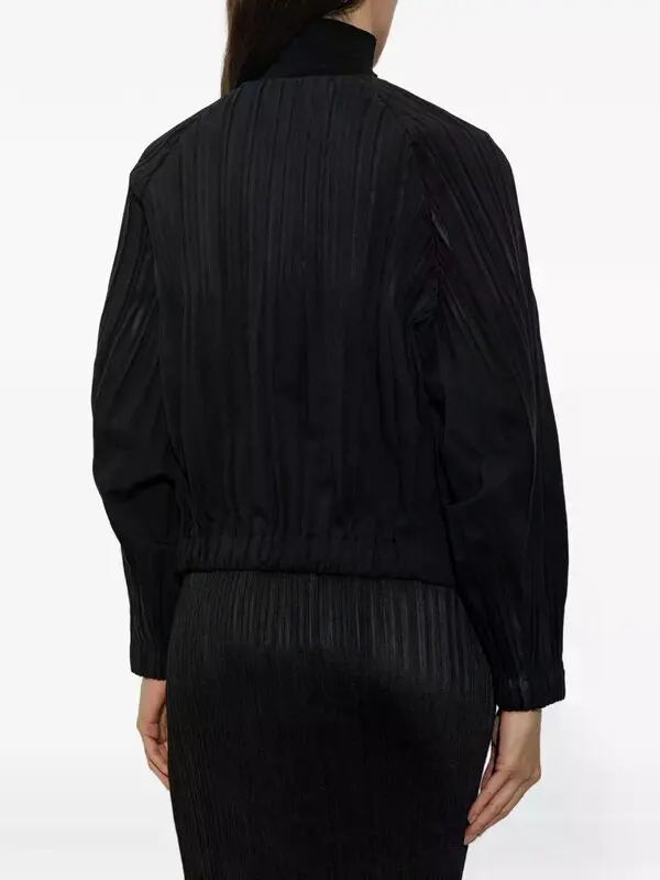 Issey Miyake Pleated Button-up Jacket
