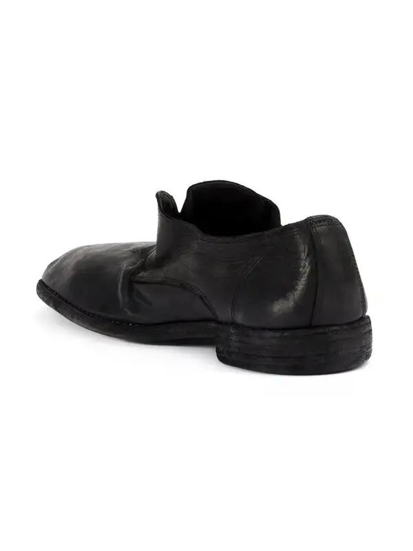 Guidi Distressed Derby Shoes