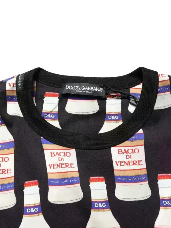 Dolce & Gabbana Bottle-print T-shirt - Black