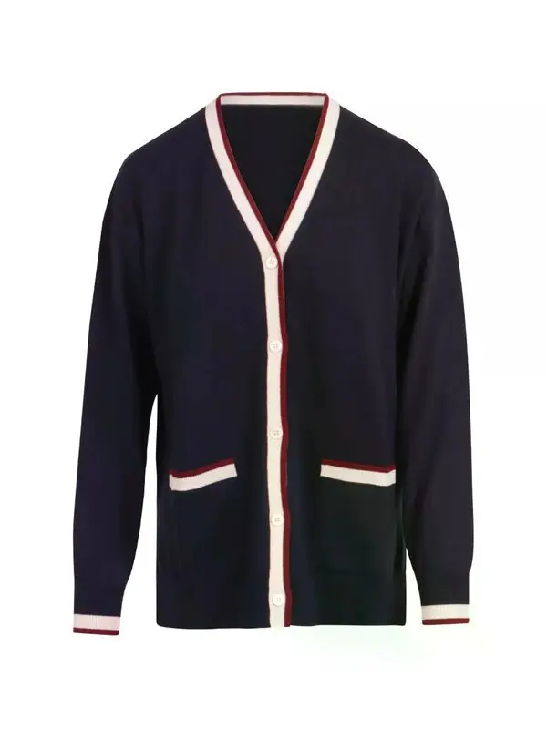 Max Mara Contrast-trim Button-up Cardigan