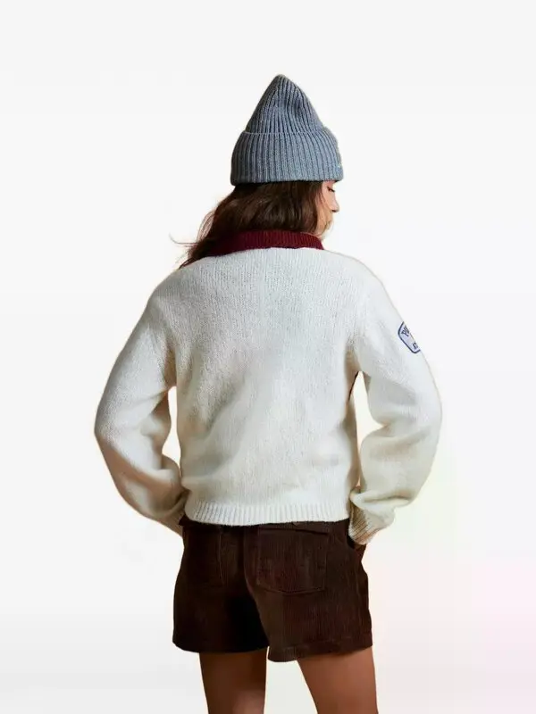 LA MARTINA Estella Logo-patch Polo Sweater