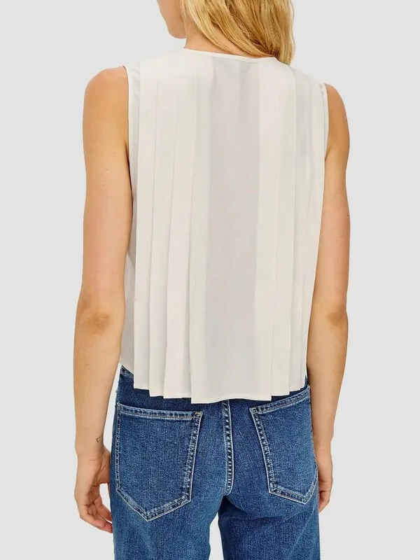 Rails Aja Pleated Tie-front Top
