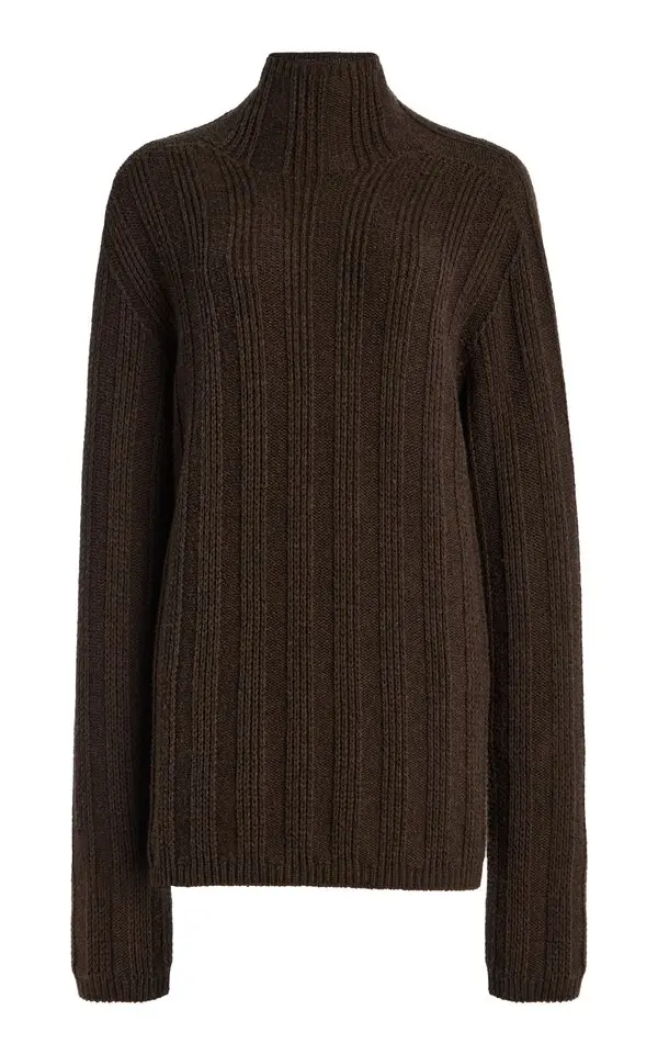THE ROW Tartu Wool Sweater - Brown