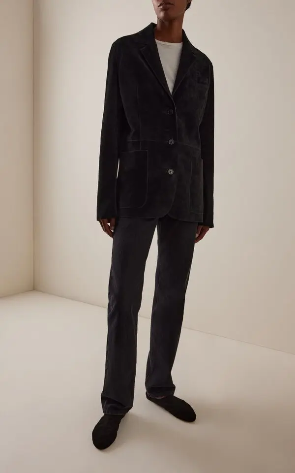 THE ROW Kadie Suede Jacket