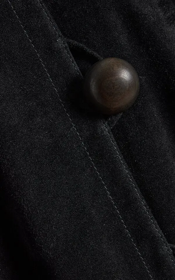 THE ROW Bottan Mink-trimmed Shearling Coat