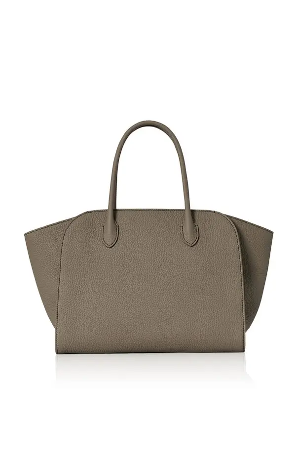 THE ROW Marlo 12 Leather Tote Bag - Grey