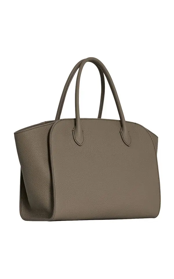 THE ROW Marlo 12 Leather Tote Bag - Grey