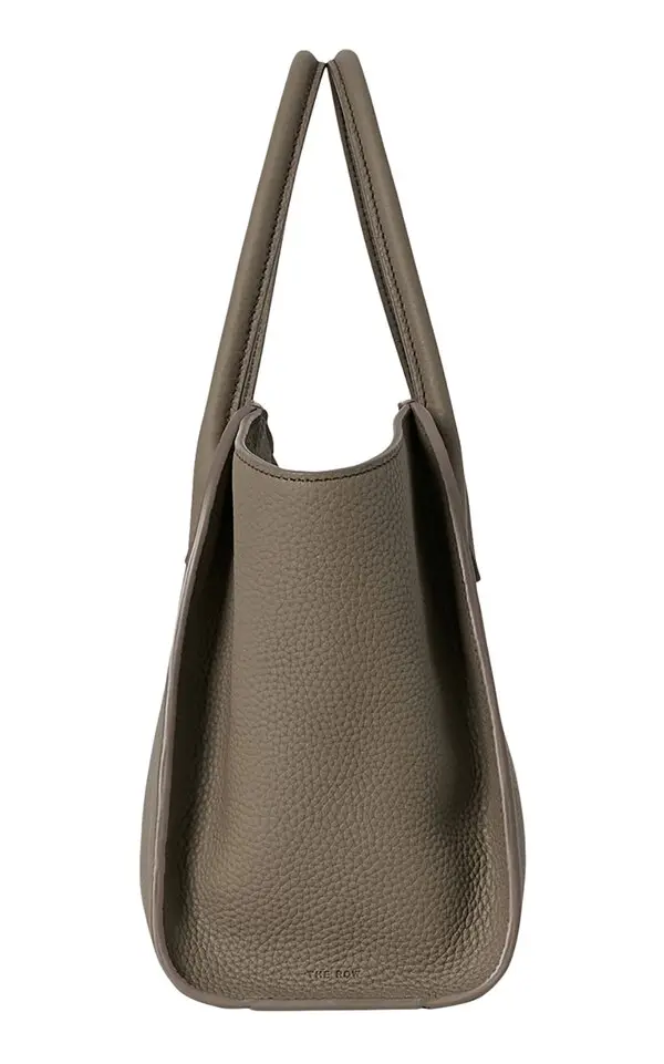 THE ROW Marlo 12 Leather Tote Bag - Grey