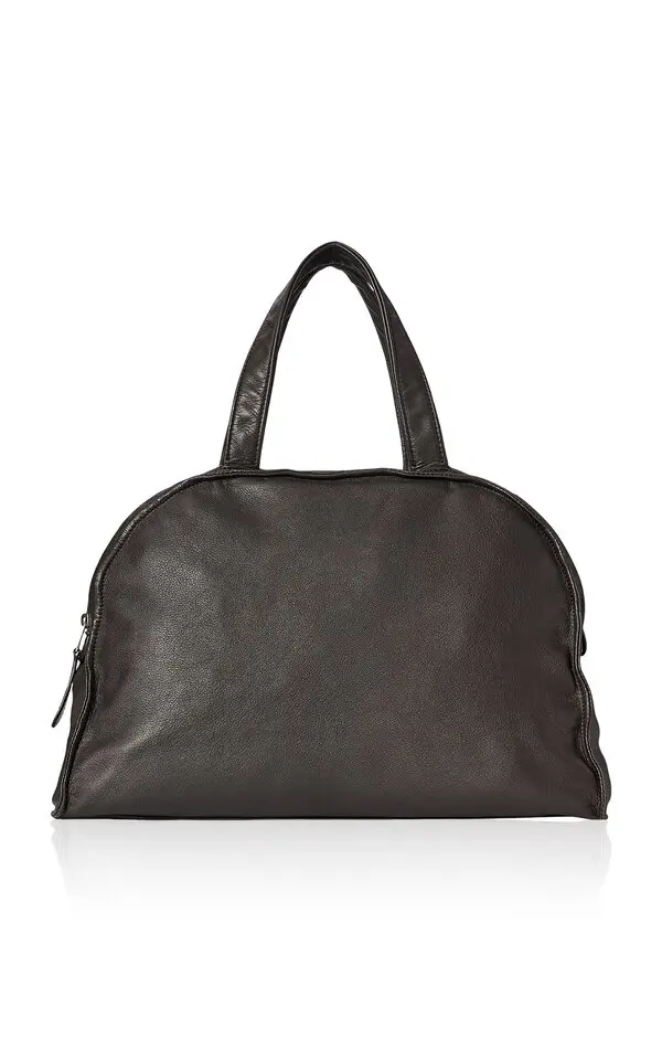 THE ROW Washed Leather Bowler Bag