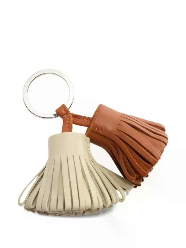 Hermès 2010s Carmen Unodos Tassel Bag Charm - Neutrals