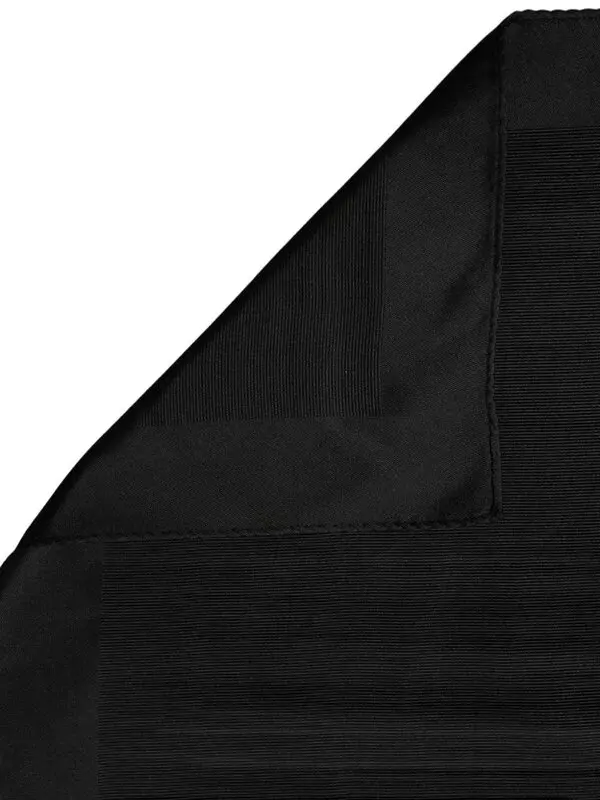 Dolce & Gabbana Silk Square Pocket Square - Black