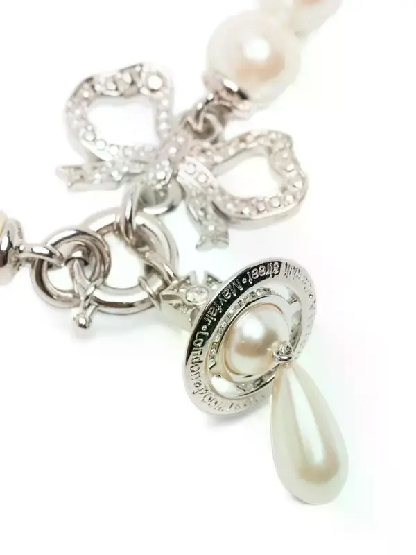 VIVIENNE WESTWOOD Rigoberta Orb Pearl Necklace