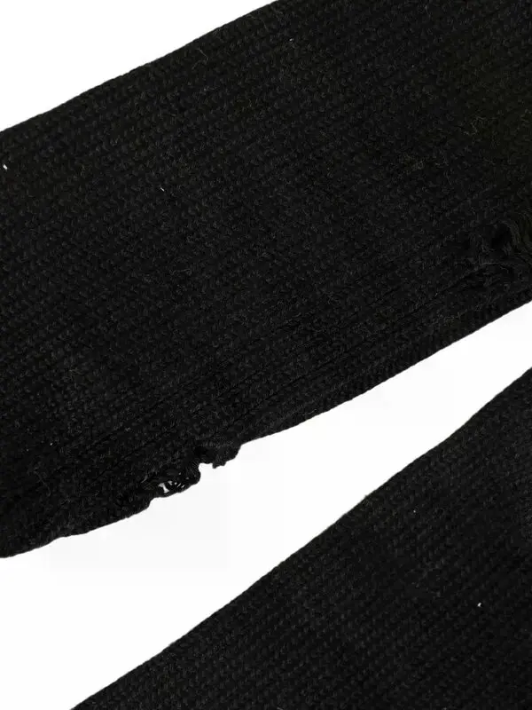 Dolce & Gabbana Distressed Ribbed-knit Socks