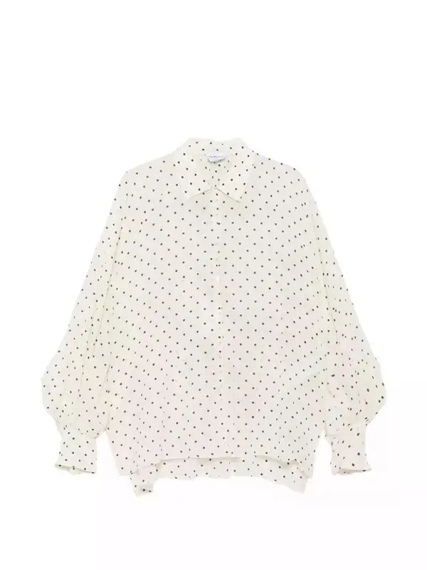 Marella Polka-dot Silk Shirt
