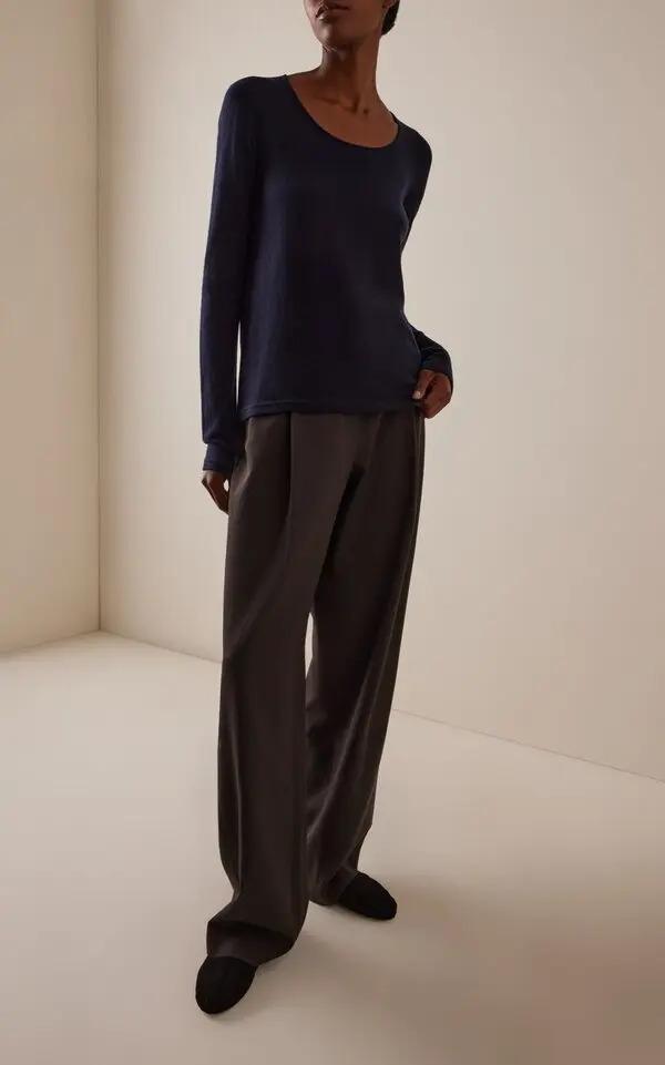 THE ROW Quay Cashmere Top