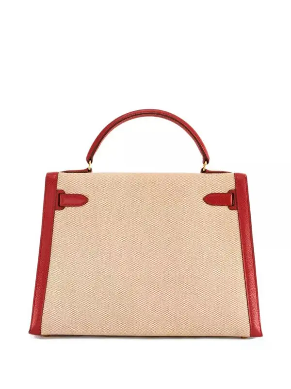Hermès 1997 32 Kelly Crane-print Handbag
