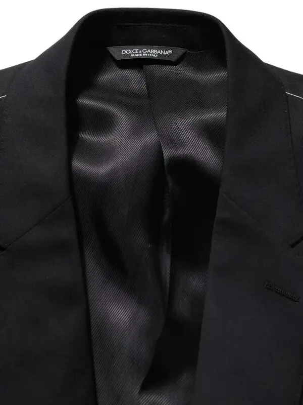 Dolce & Gabbana Single-breasted Wool Blazer