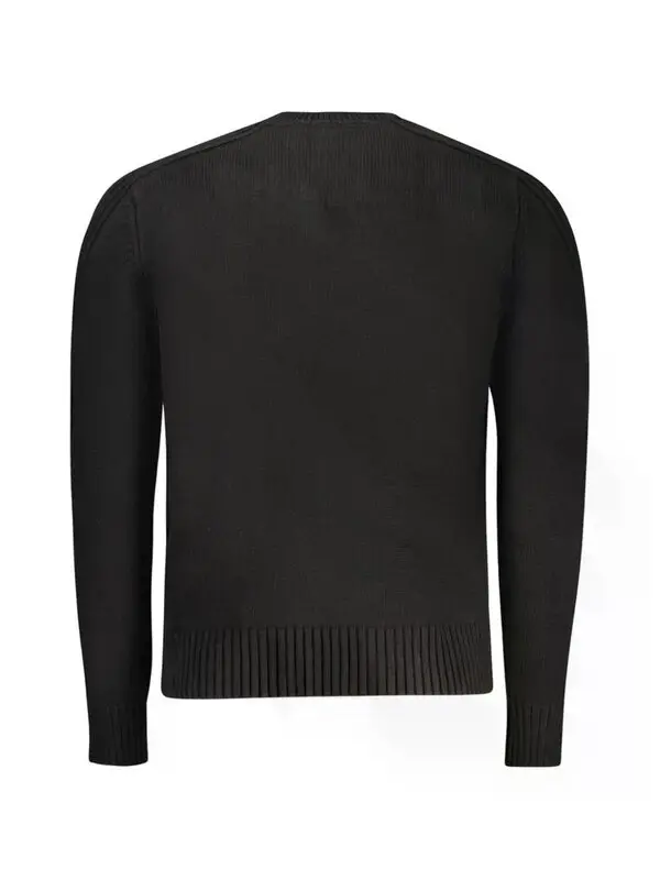 NORTH SAILS Ribbed-knit Crew-neck Sweater - Black