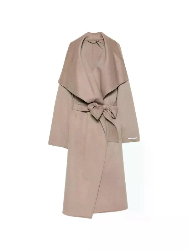 Marella Belted Shawl-collar Coat