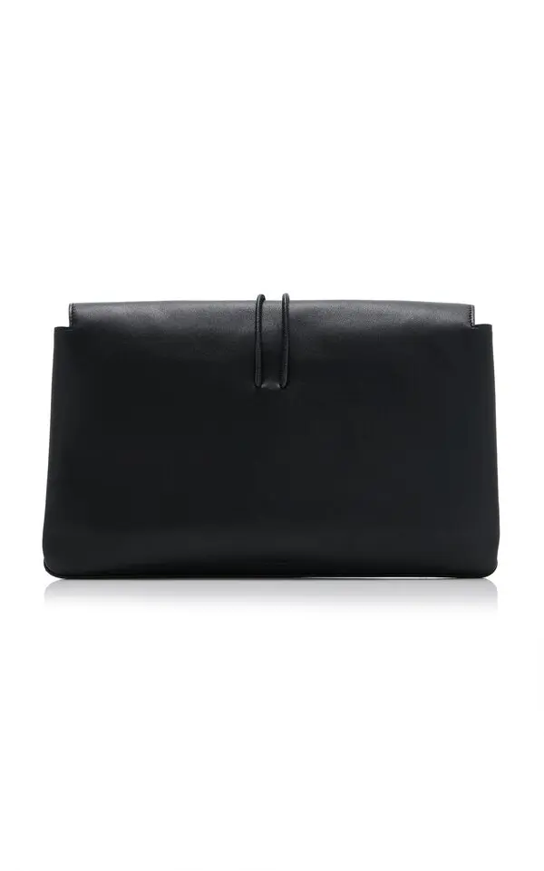 THE ROW Therese Leather Clutch