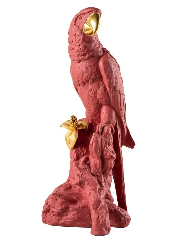 LLADRO Macaw Bird Sculpture