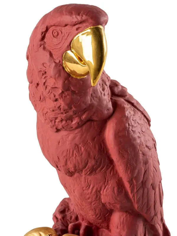 LLADRO Macaw Bird Sculpture