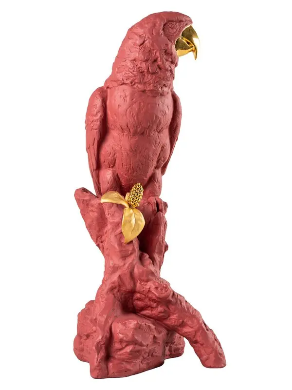 LLADRO Macaw Bird Sculpture