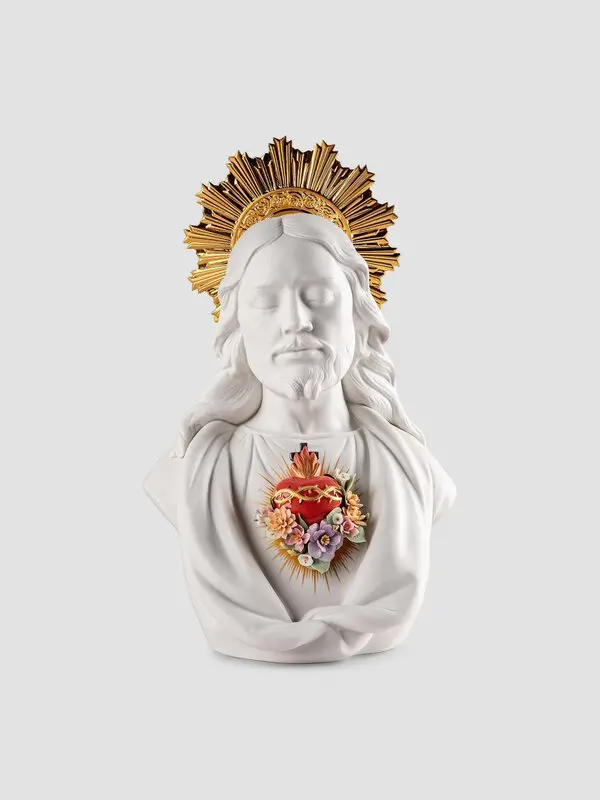 LLADRO The Sacred Heart Of Jesus Bust