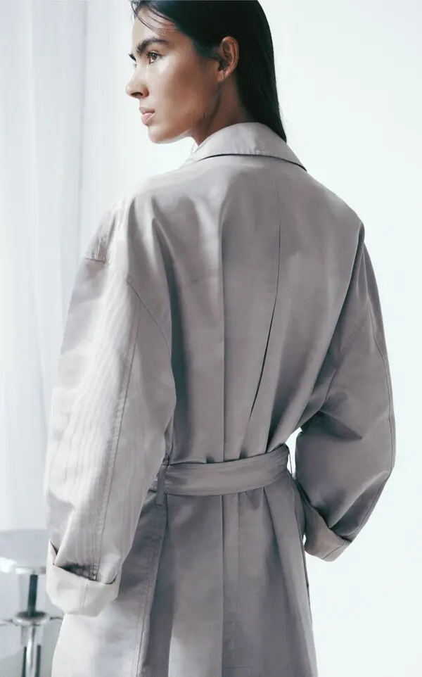 THE ROW Archa Silk Coat