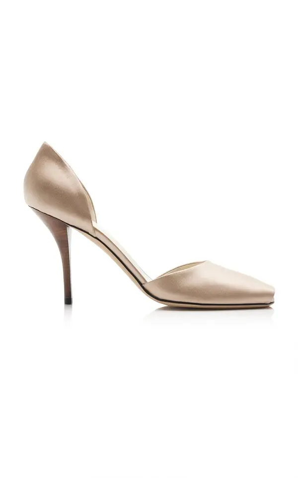 THE ROW Noor D'orsay Satin Pumps