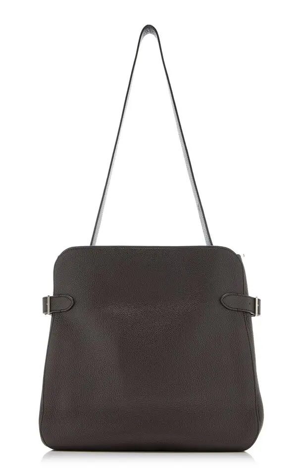 THE ROW Mac Shoulder Leather Bag - Brown