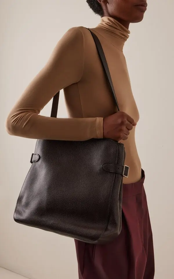 THE ROW Mac Shoulder Leather Bag