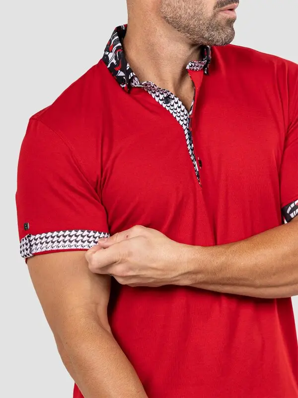 MACEOO Newton Marthy Polo Shirt - Red