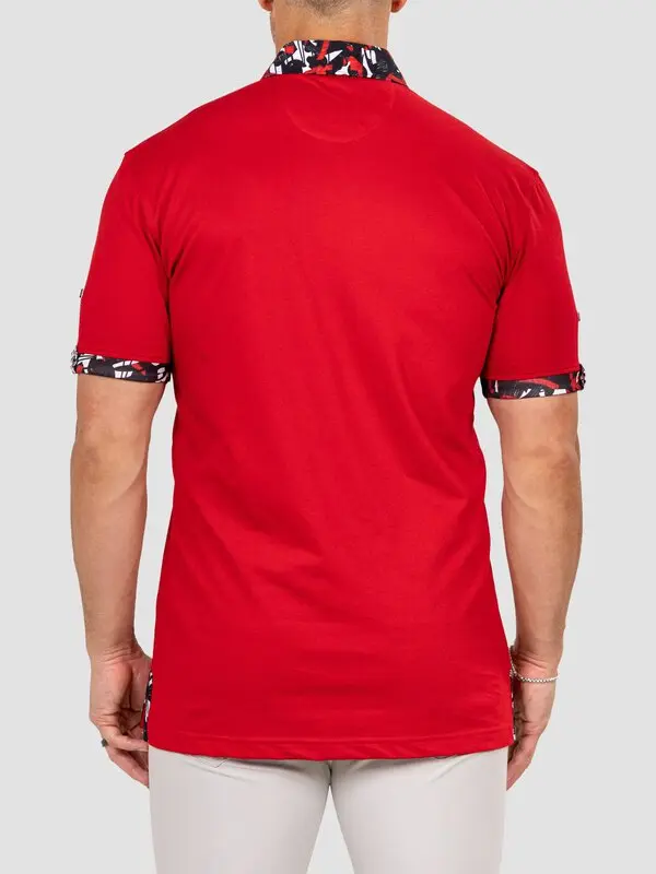 MACEOO Newton Marthy Polo Shirt - Red