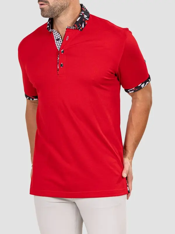 MACEOO Newton Marthy Polo Shirt - Red