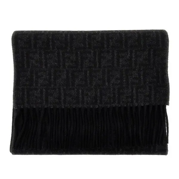 Fendi Wool And Cashmere Double-face Scarf