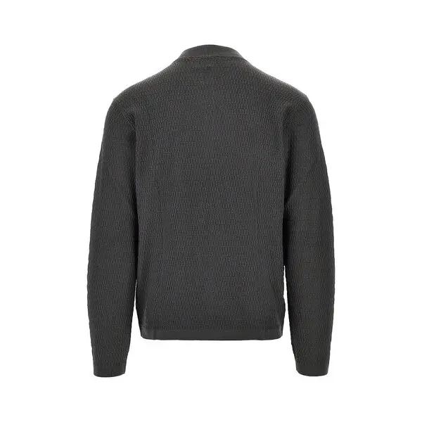 Emporio Armani Virgin Wool Knitted Cardigan