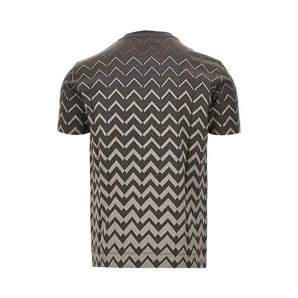 Emporio Armani Jacquard Jersey T-shirt - Khaki