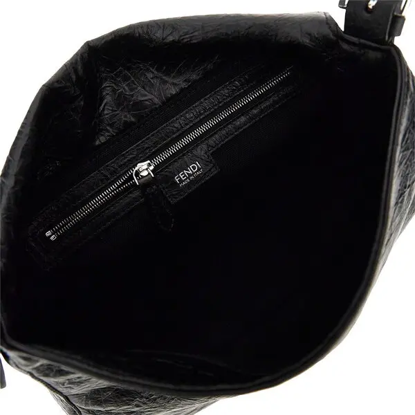 Fendi Craquelé Leather 'flap 26235' Bag