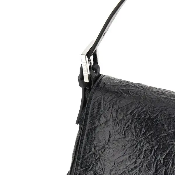 Fendi Craquelé Leather 'flap 26235' Bag
