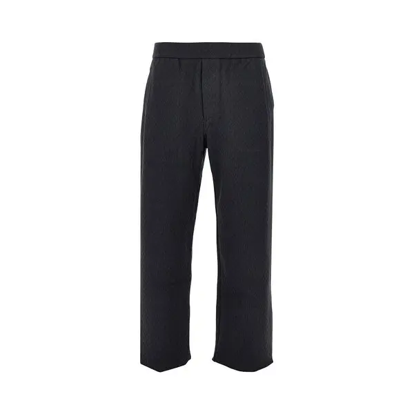 Emporio Armani Interlock Jersey Pants - Blue
