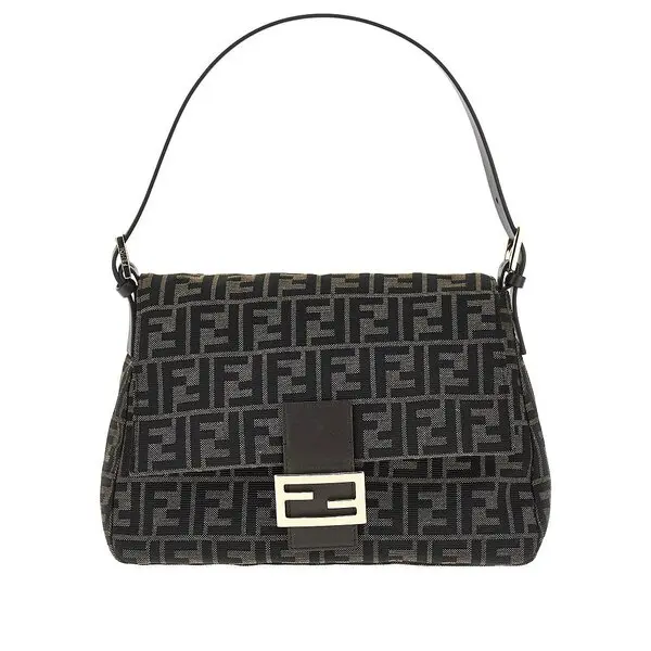Fendi Craquelé Leather 'flap 26235' Bag